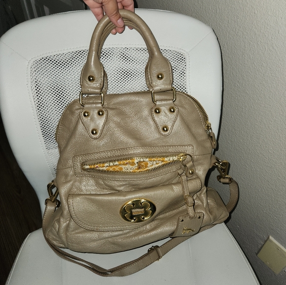 Emma Fox | Bags | Emma Fox Leather Shoulder Bag Tan | Poshmark